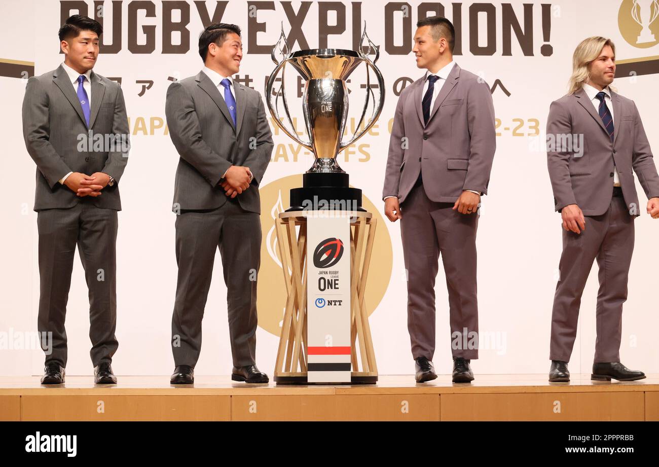 Tokyo, Japan. 24th Apr, 2023. (L-R) Saitama Panasonic Wild Knights ...