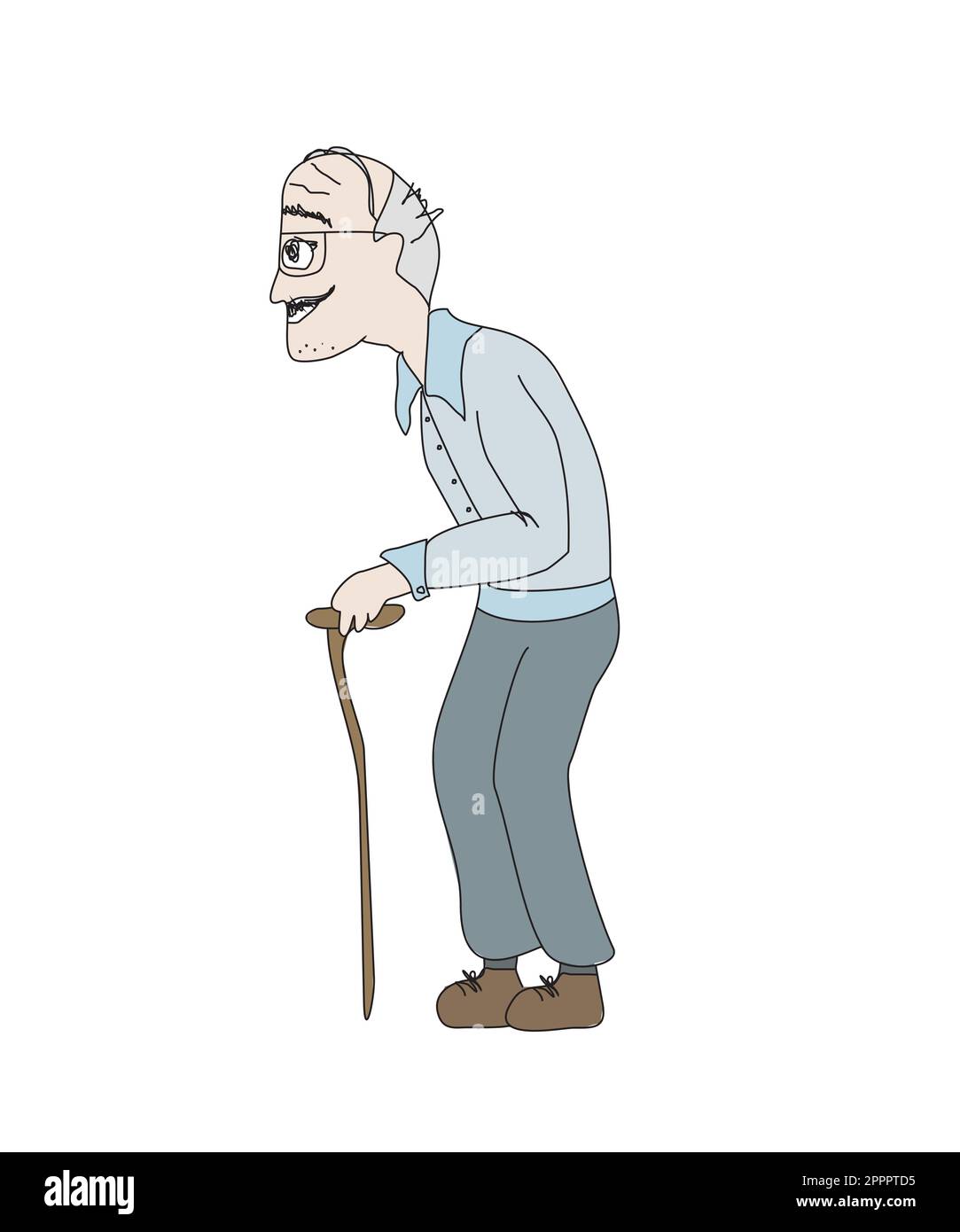 Old codger Stock Vector Images - Alamy