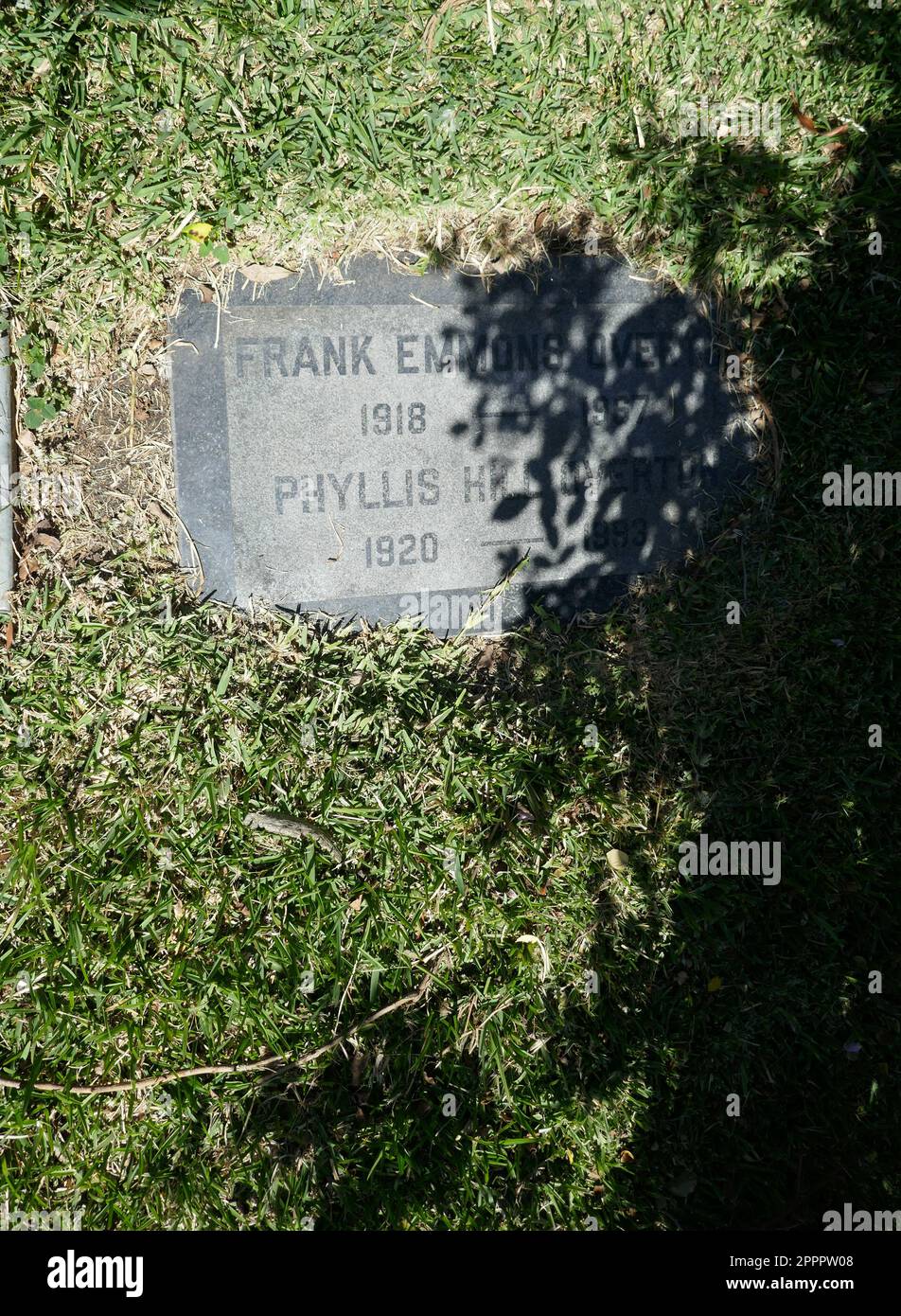 Los Angeles, California, USA 20th April 2023 Actress Phyllis Hill Grave ...
