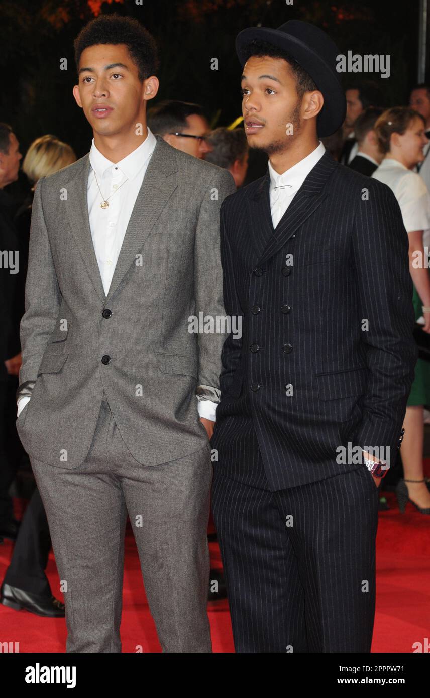 London, UK. Rizzle Kicks at the Royal World Premiere of Skyfall held at ...
