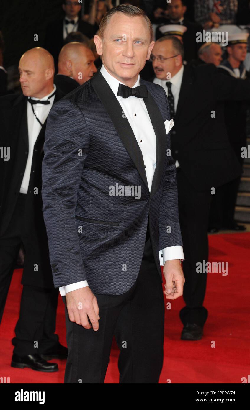 London, UK. Daniel Craig at the Royal World Premiere of Skyfall held at the Royal Albert Hall ...