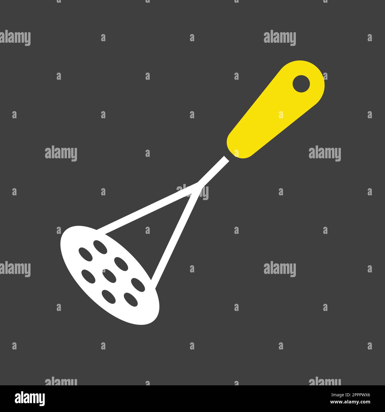 Potato crush Stock Vector Images - Alamy