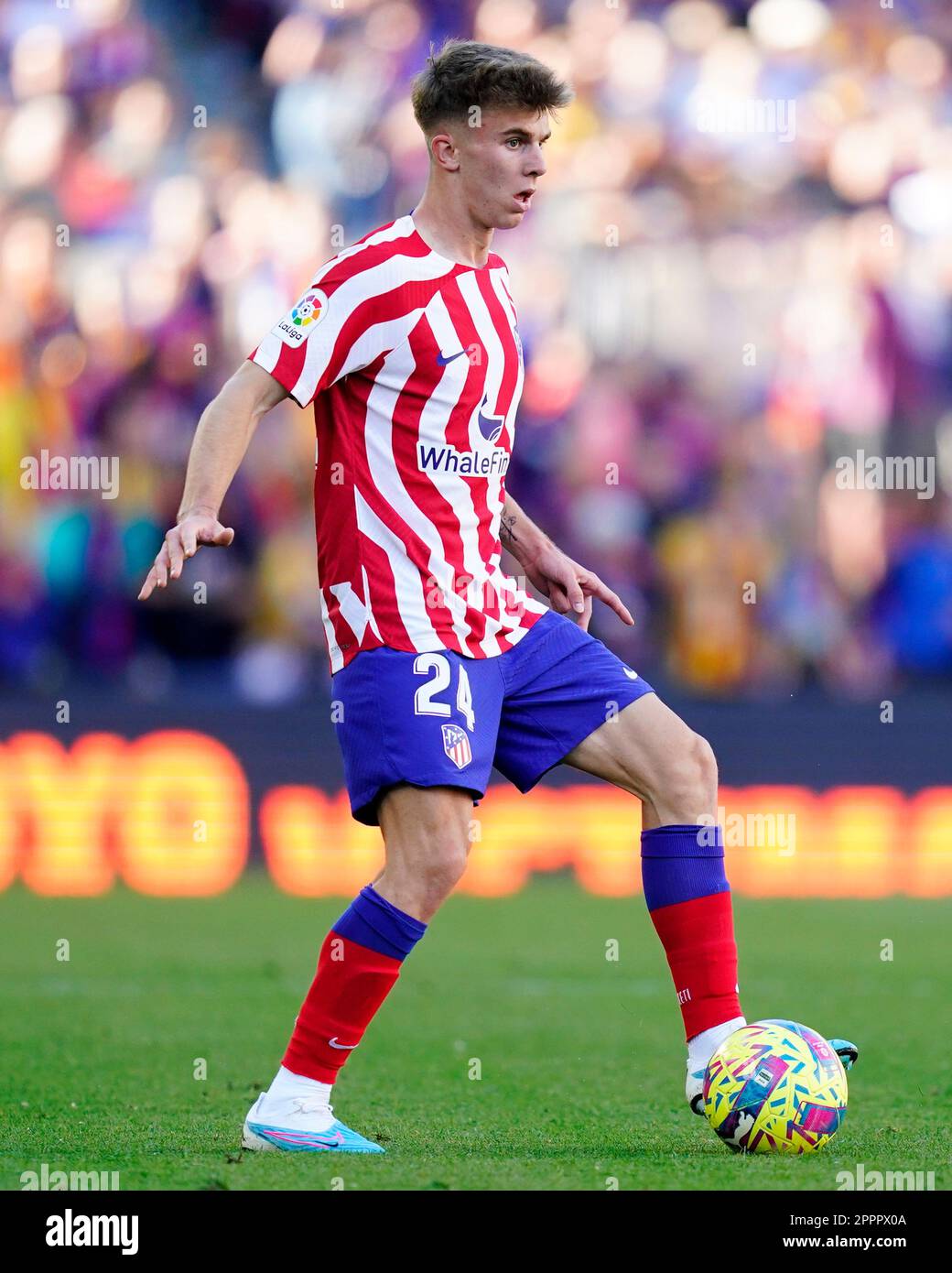 Pablo Barrios of Atletico de Madrid during the La Liga match between FC ...