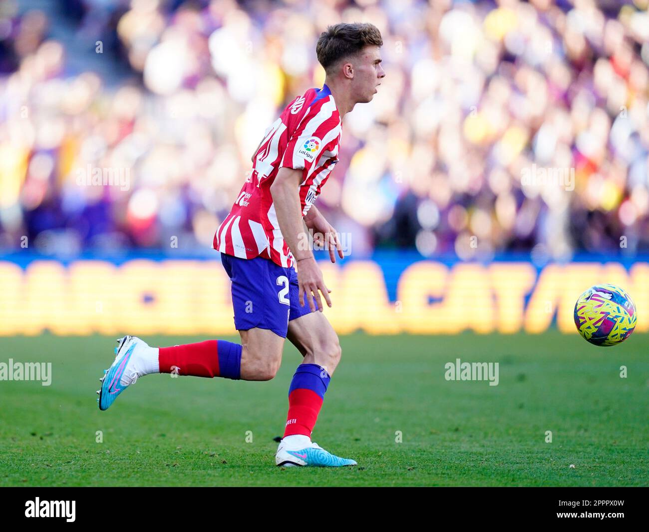 Pablo Barrios of Atletico de Madrid during the La Liga match between FC ...