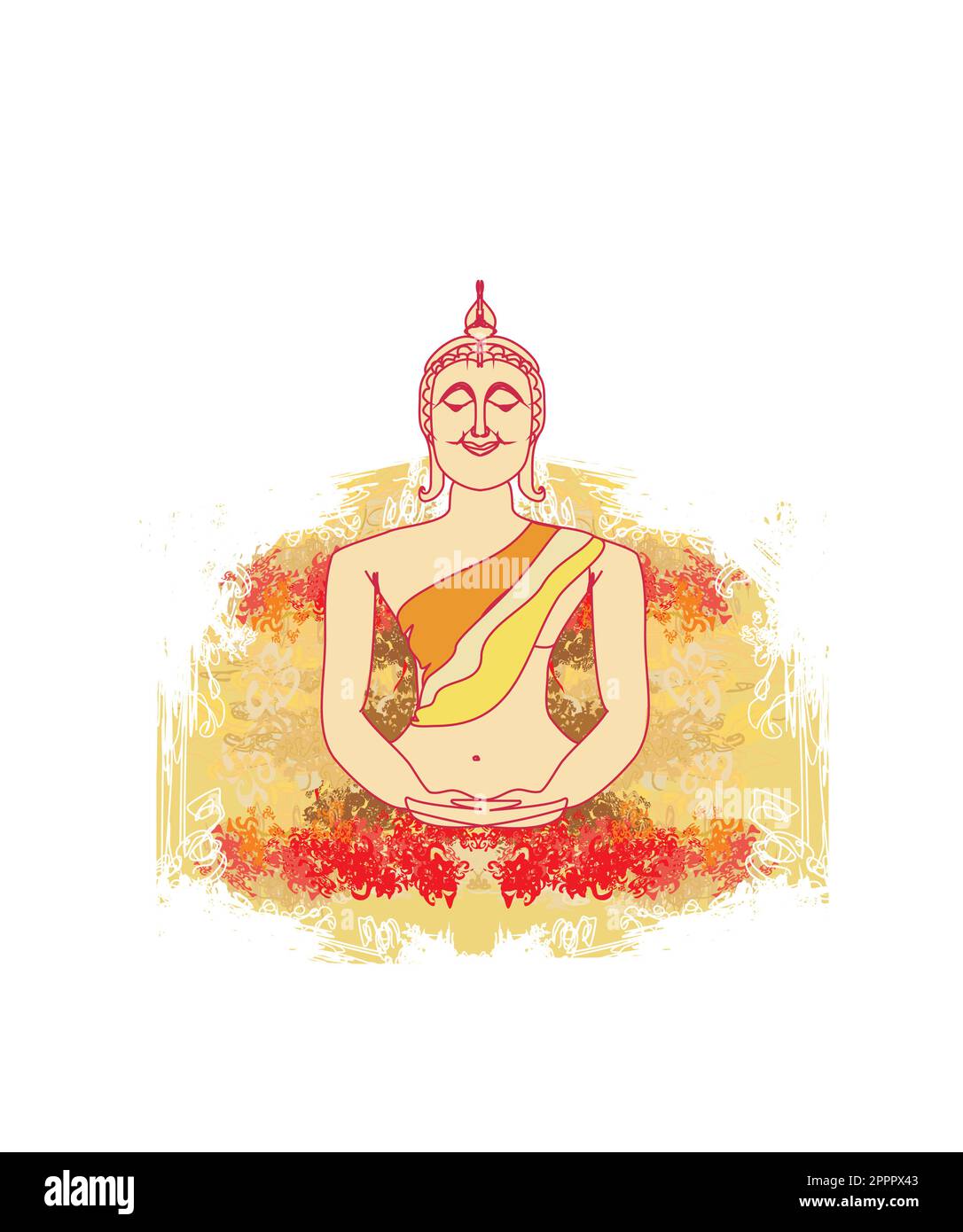 Vector of Chinese Traditional Artistic Buddhism Pattern Stock Vector ...