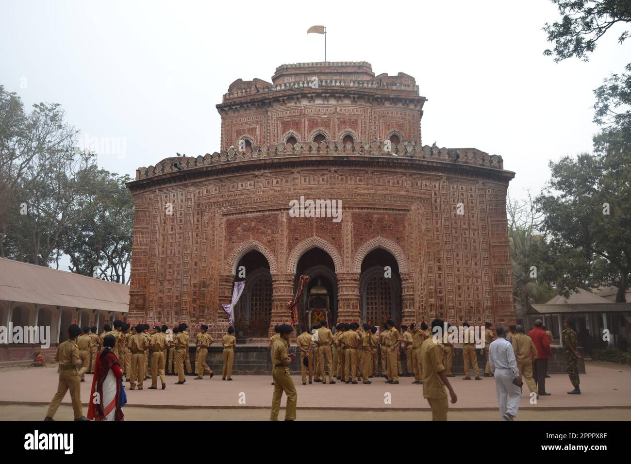 Photographs of Kantajew Temple at Dinajpur in Bangladesh. This ancient ...