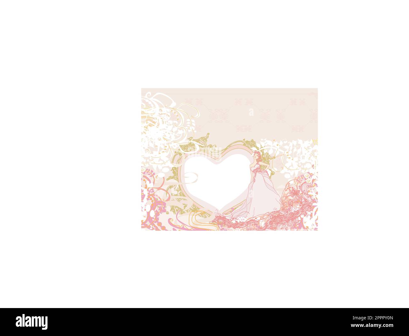 Beautiful bride card Stock Vector Image & Art - Alamy