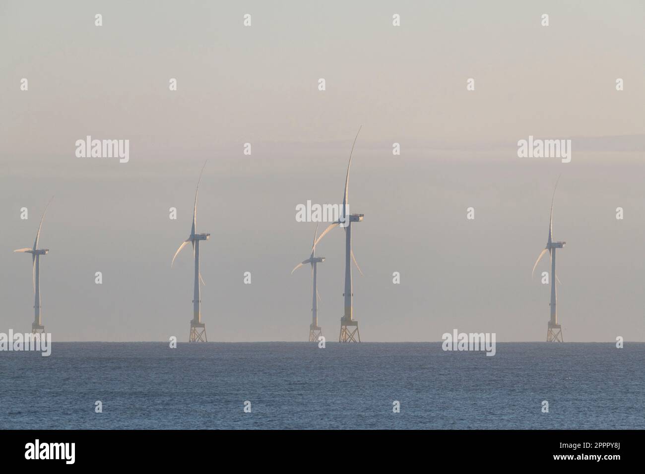 Aberdeen bay wind turbines hi-res stock photography and images - Alamy