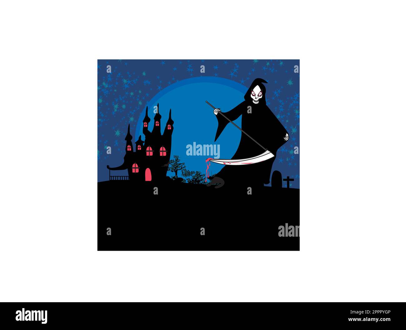 Grim reaper clipart Cut Out Stock Images & Pictures - Alamy