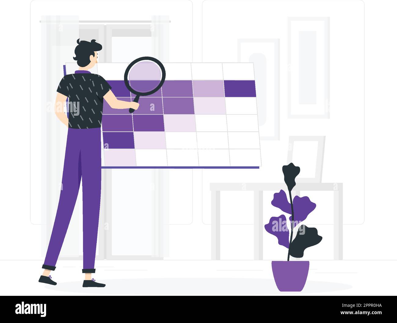 Man glasses icon flat Stock Vector Images - Alamy