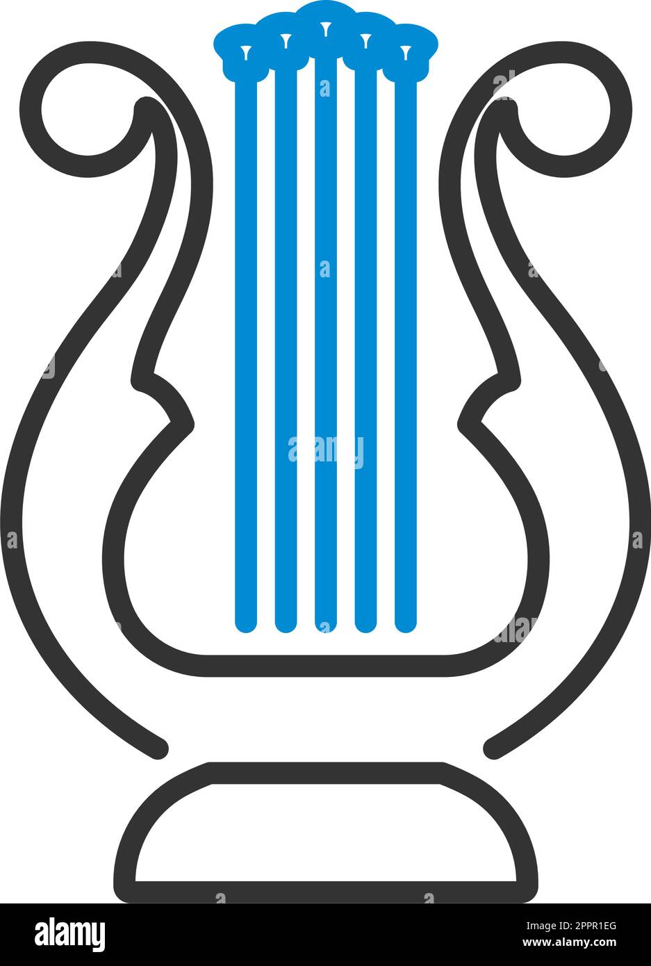 Lyre design hi-res stock photography and images - Alamy