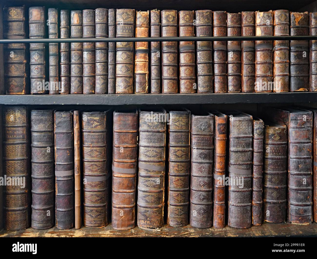 Marsh Library in Dublin, oldest public library in Ireland Stock Photo ...