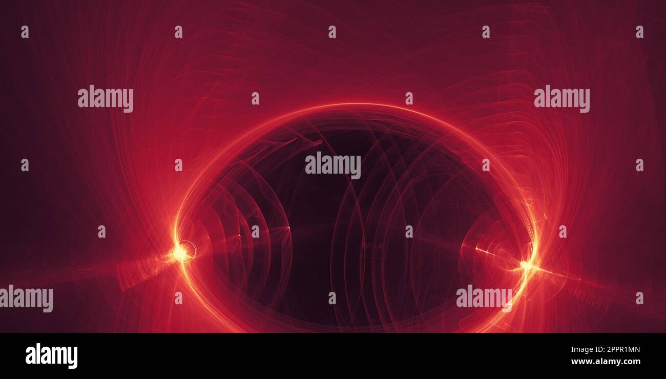 Glint cosmic rays. Neon wind lines. Detailed fractal graphics. Glow ...