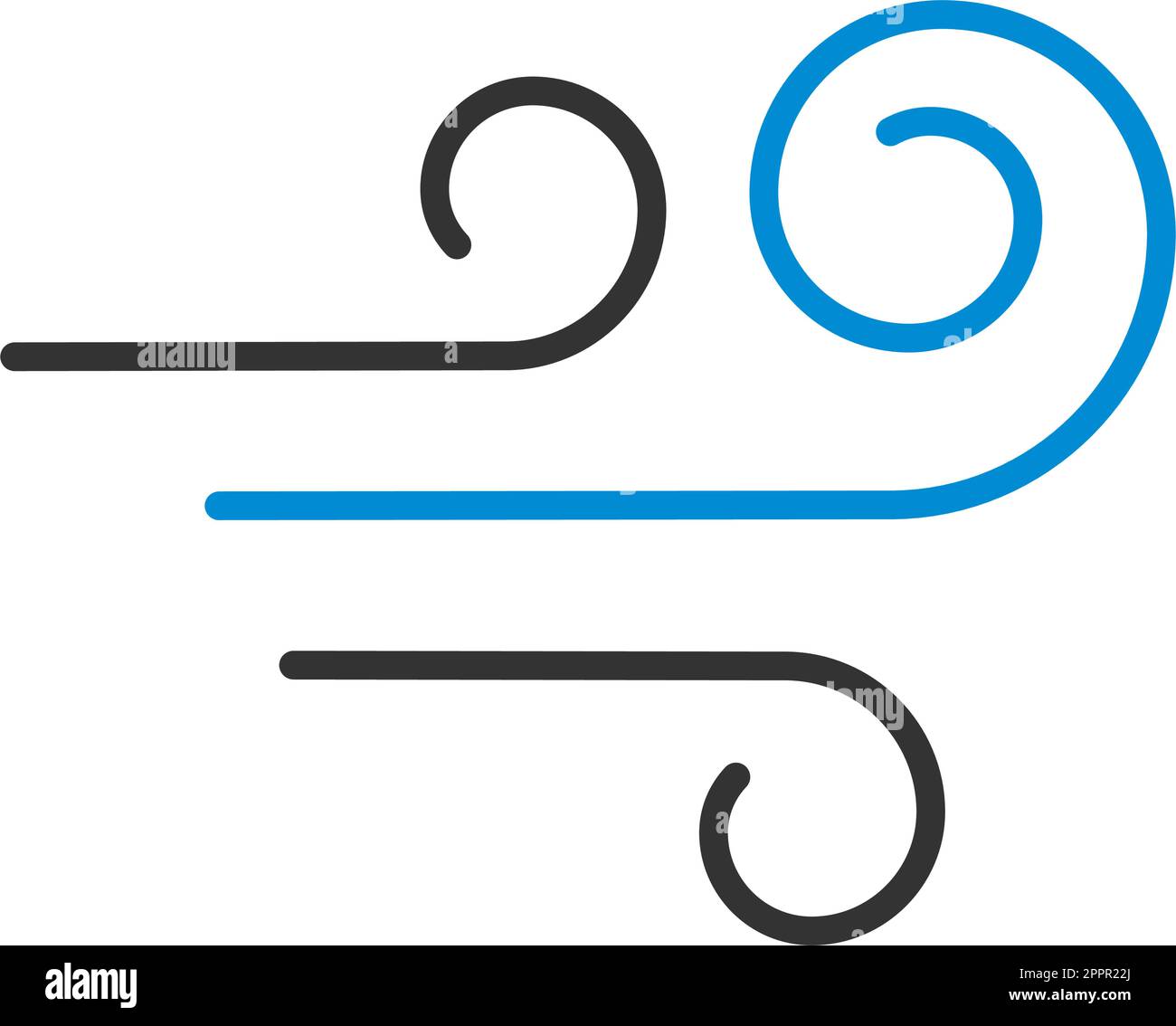 Wind vector icon design illustration template Stock Vector Image & Art ...