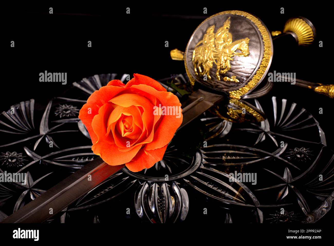 Hand on sword hilt hi-res stock photography and images - Alamy