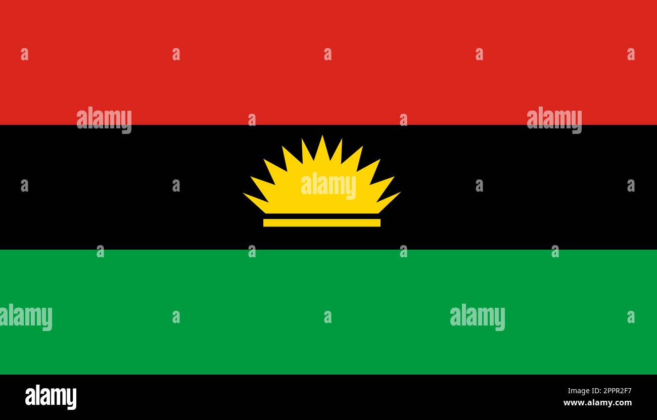 flag of Niger Congo peoples Igbo people. flag representing ethnic group ...