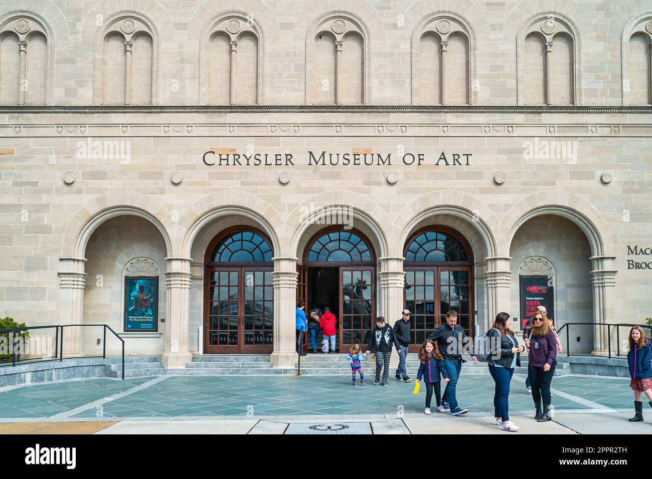 Chrysler Museum of Art in downtown Norfolk, Virginia, USA Stock Photo ...