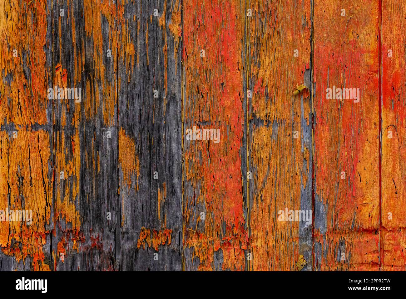 Door detail of old grain elevator in Stanwood, Michigan, USA, now along ...