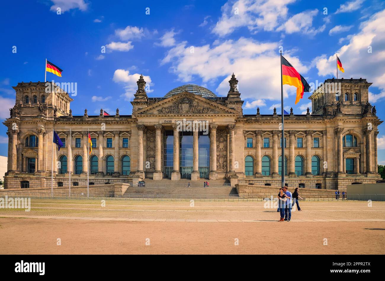 Berlin, Germany - April 30, 2014: The Reichstag building in Berlin ...