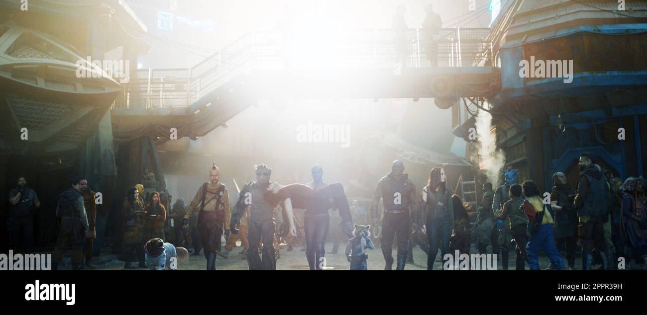 GUARDIANS OF THE GALAXY VOL. 3, from left: Cosmo the Spacedog (voice ...