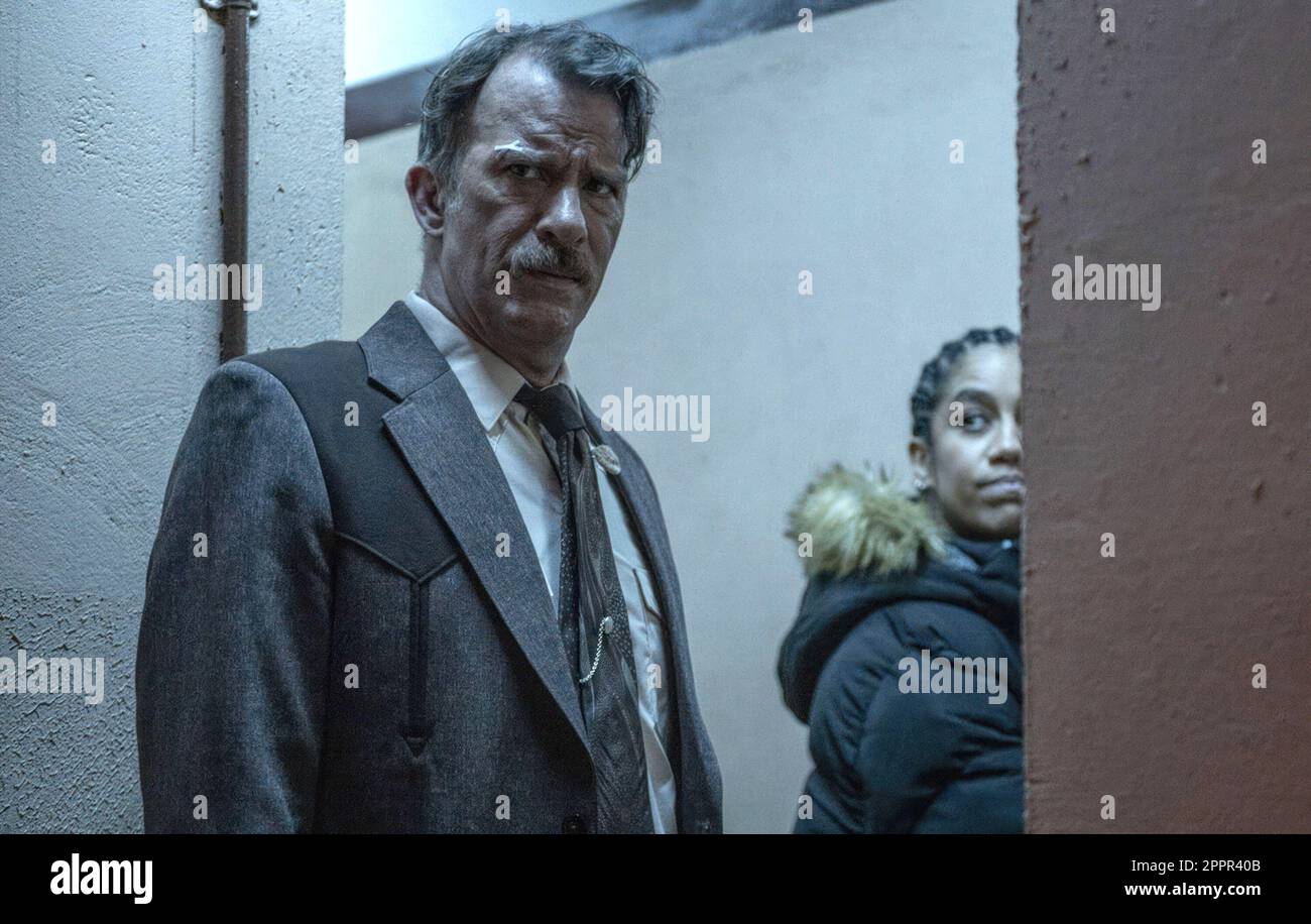 ONE RANGER, from left: Thomas Jane, Dominique Tipper, 2023. © Lionsgate ...