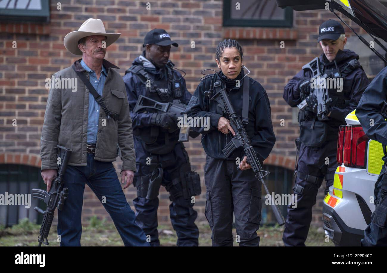 ONE RANGER, Thomas Jane (left), Dominique Tipper (front, center), Mark ...