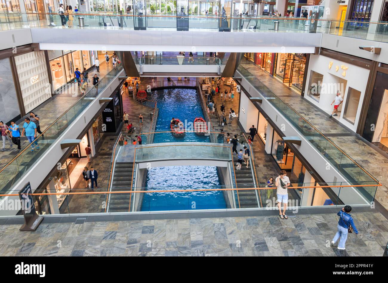 The Shoppes at Marina Bay Sands, Singapore Stock Photo - Alamy