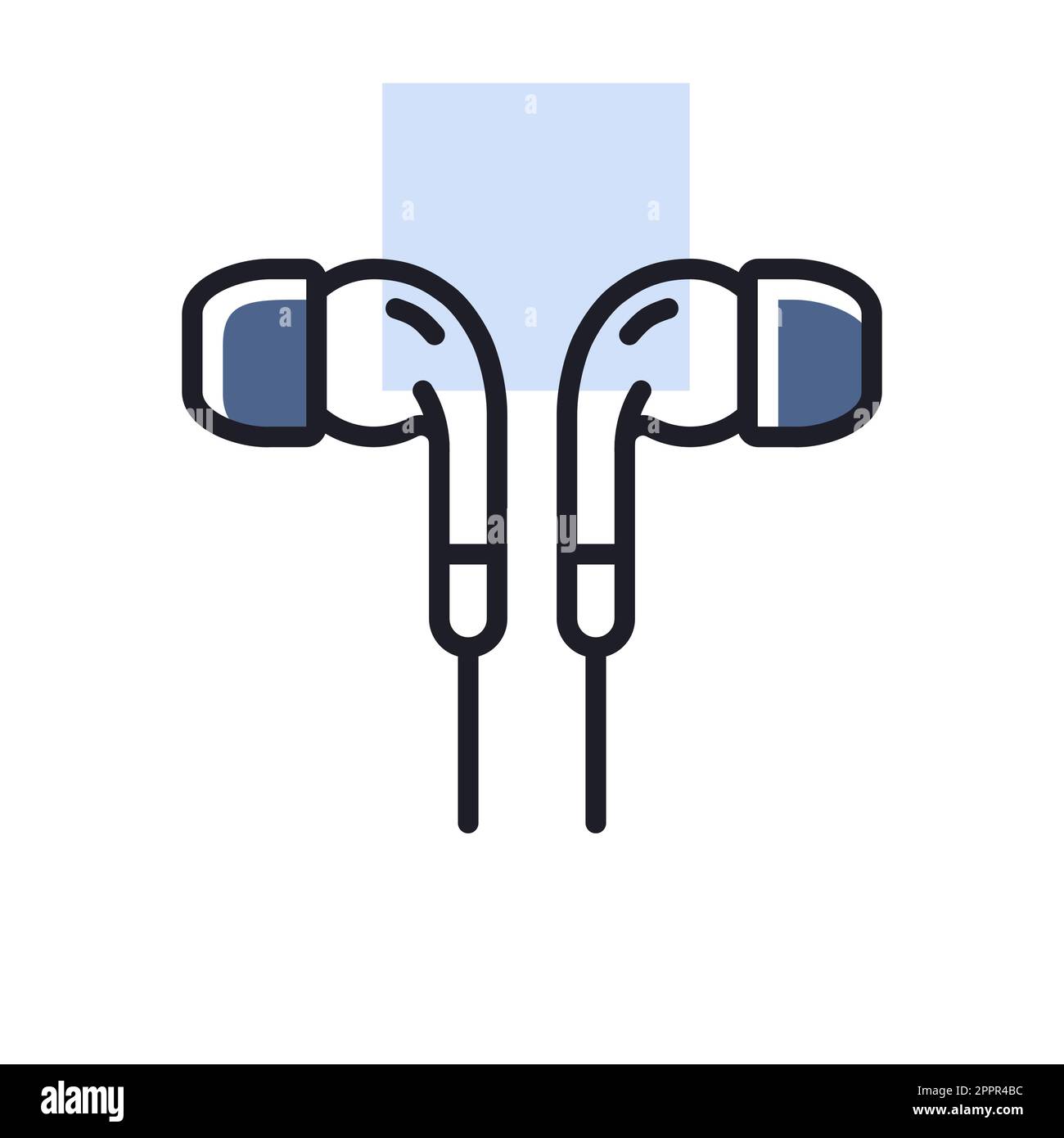 Earbuds isolated Stock Vector Images - Alamy