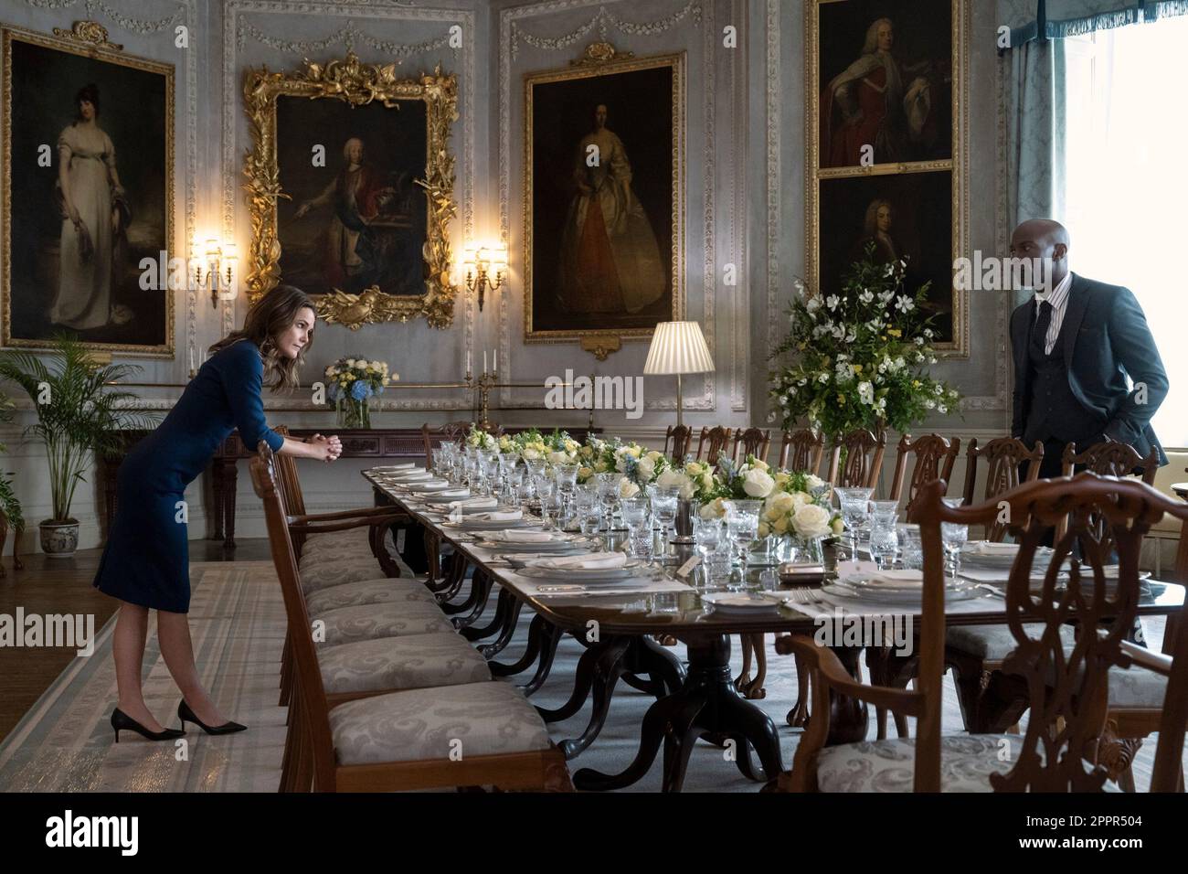 THE DIPLOMAT, from left: Keri Russell, David Gyasi, (Season 1, ep. 103 ...