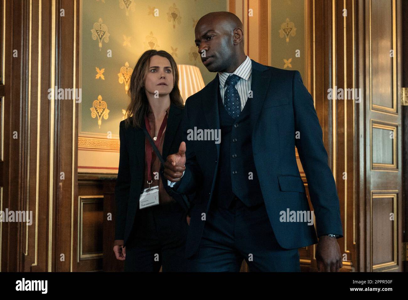 THE DIPLOMAT, from left: Keri Russell, David Gyasi, (Season 1, ep. 101 ...