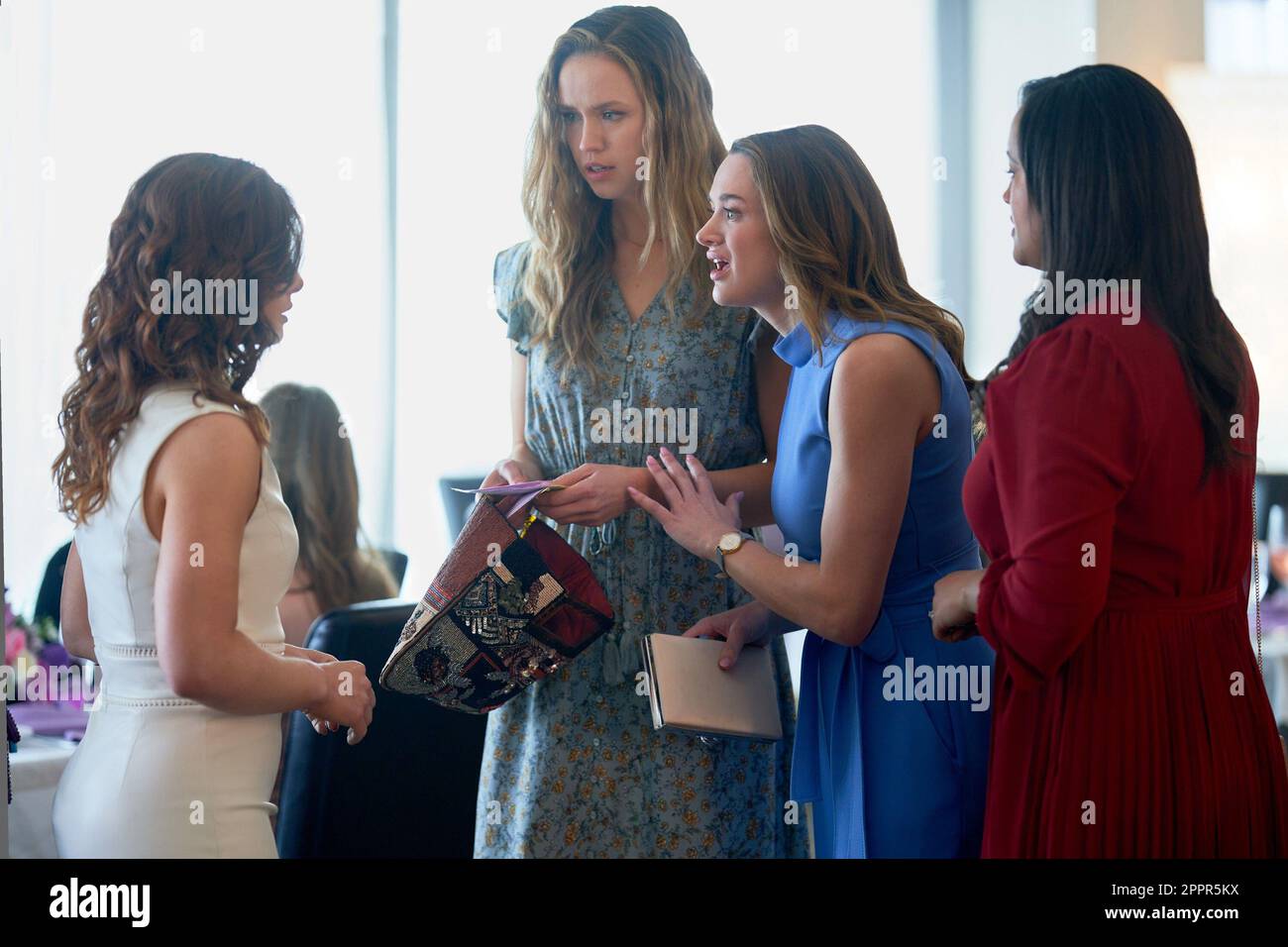 THE PROFESSIONAL BRIDESMAID, center, from left: Lillian Doucet-Roche ...