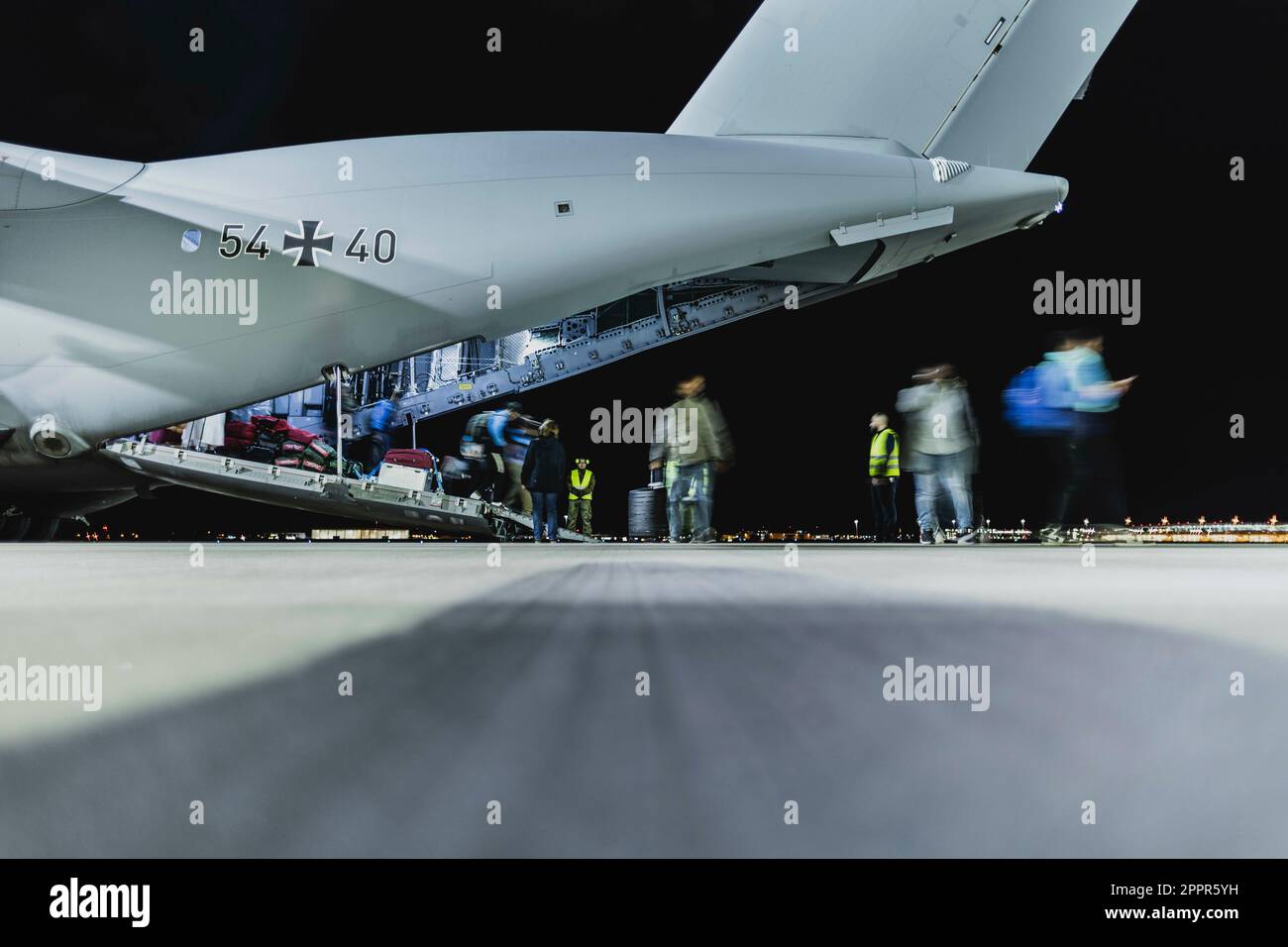 People from Sudan arrive at BER Airport after their successful ...