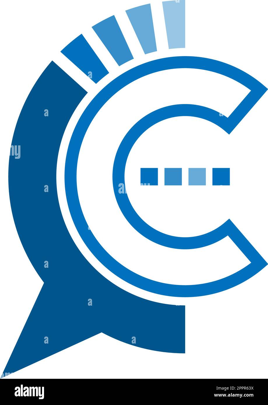 Letter C icon logo design illustration template Stock Vector Image ...