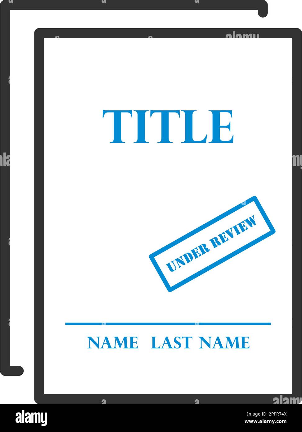 Manuscript Under Review Icon Stock Vector Image & Art - Alamy