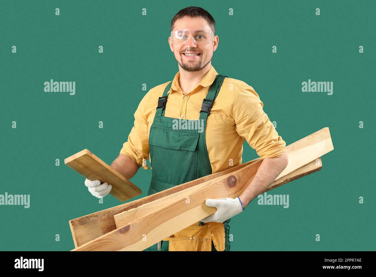 Green woodworker hi-res stock photography and images - Alamy
