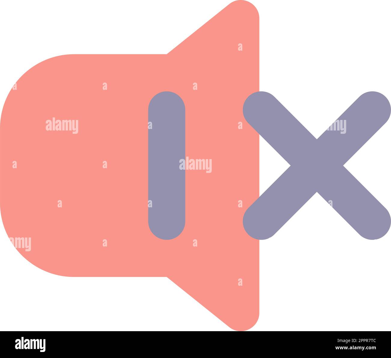 Crossed out speaker Stock Vector Images - Alamy