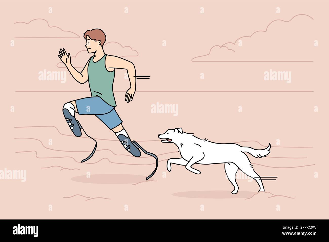 Prosthetic fitness Stock Vector Images - Alamy