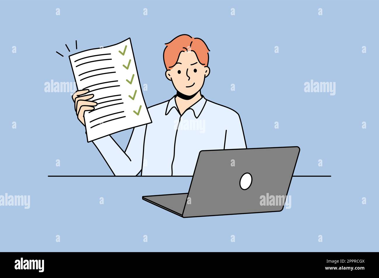 Form completed Stock Vector Images - Alamy