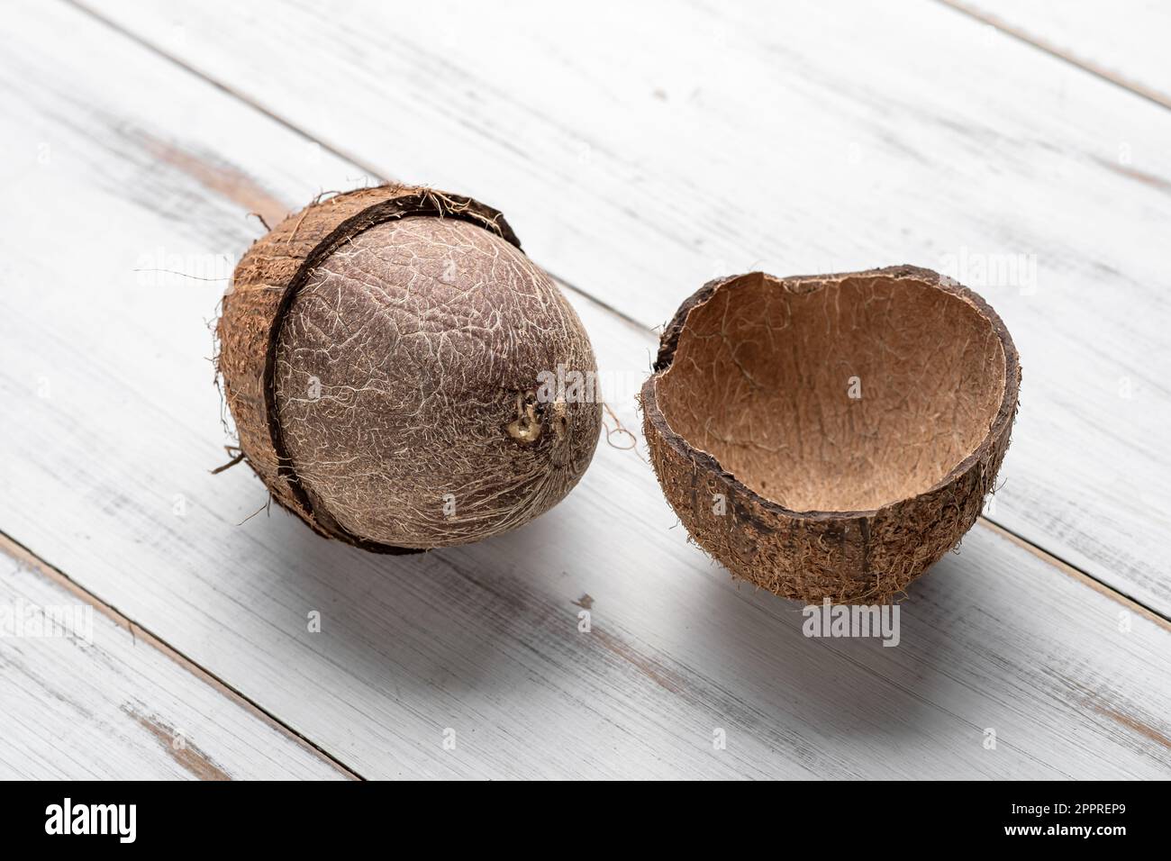 Broken coconut hi-res stock photography and images - Alamy