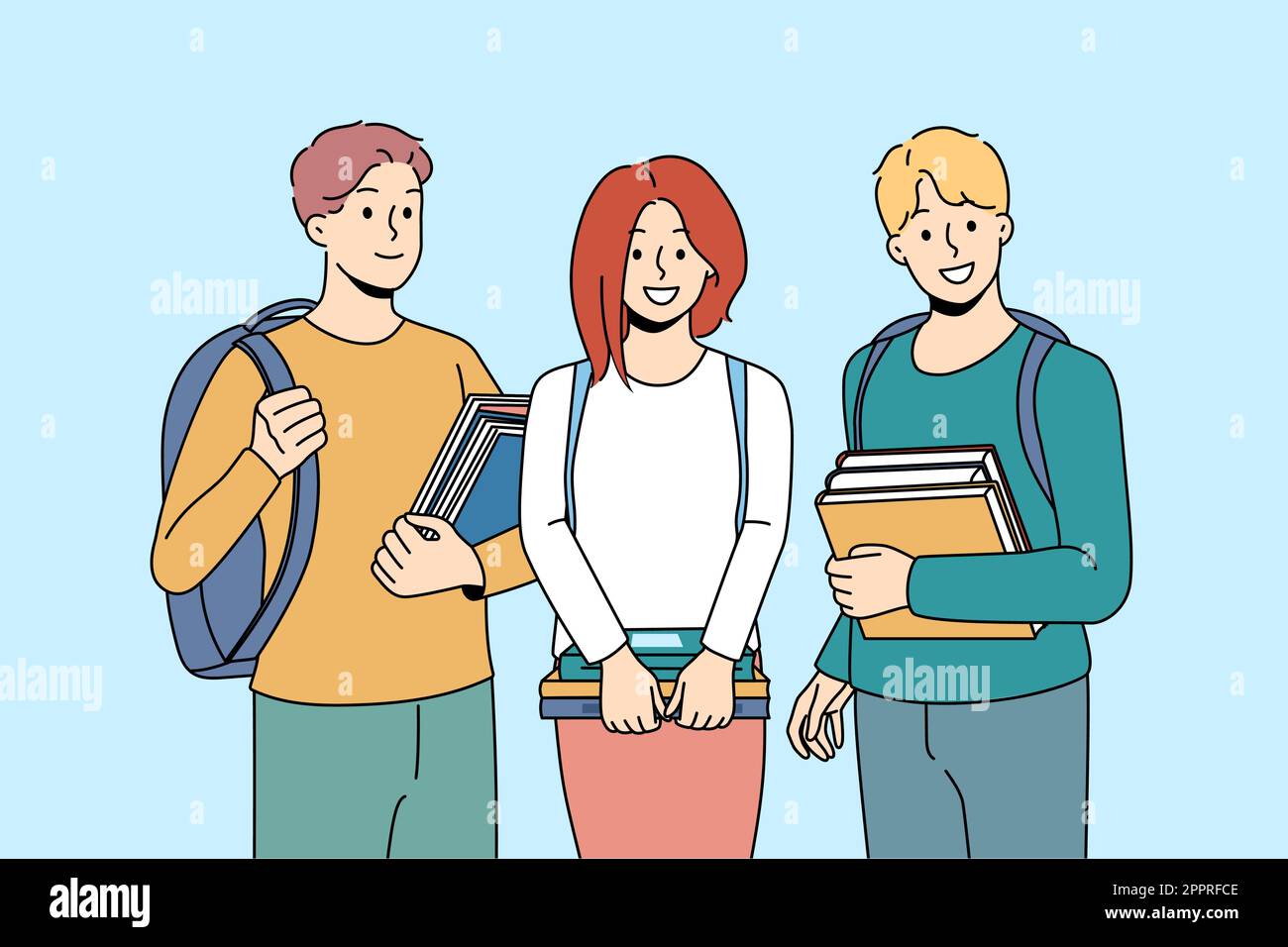 Students outline hi-res stock photography and images - Alamy