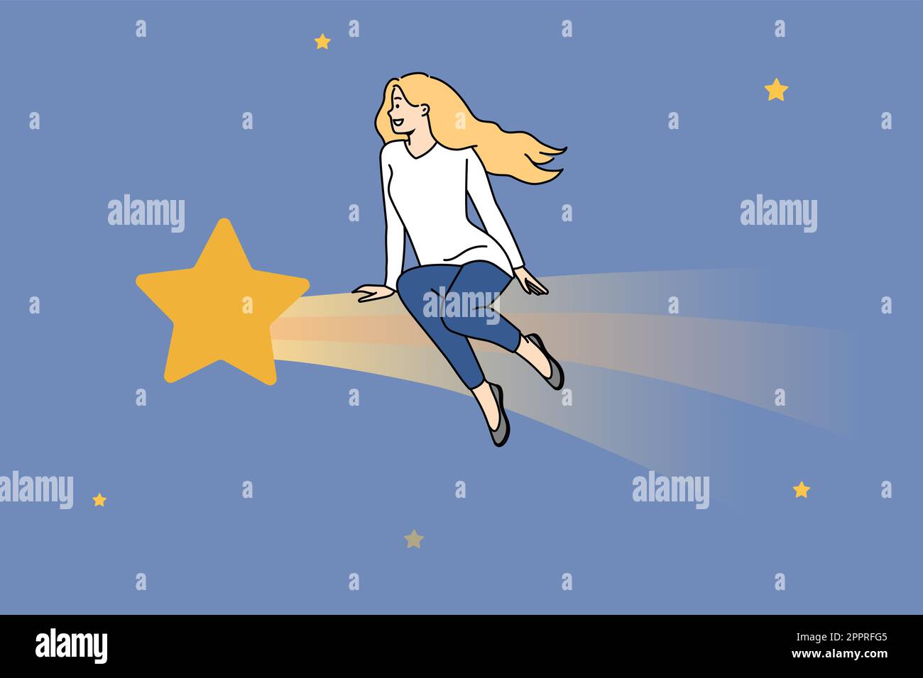Dreaming fantasize Stock Vector Images - Alamy