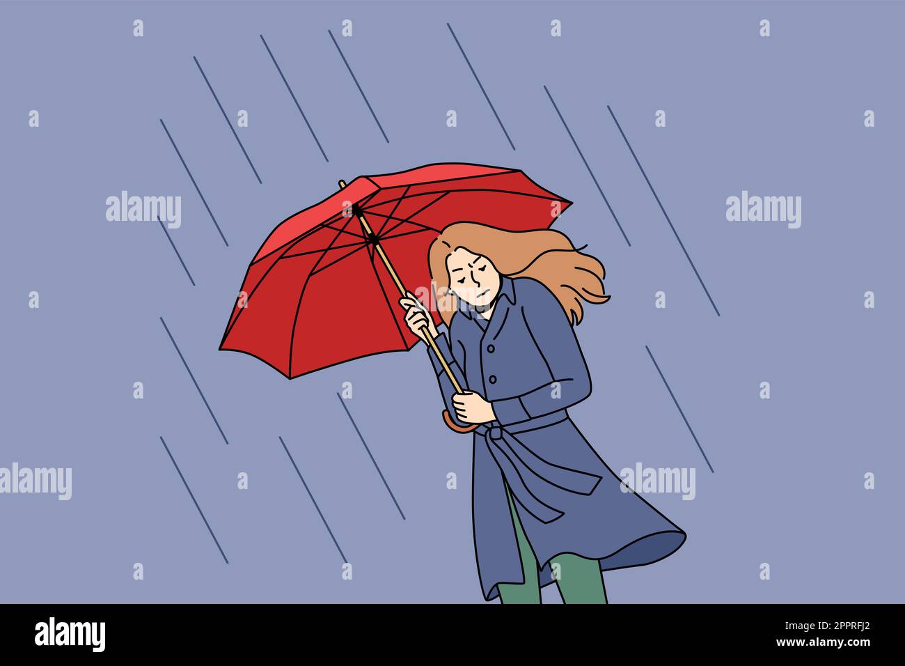 Bad city weather Stock Vector Images - Alamy