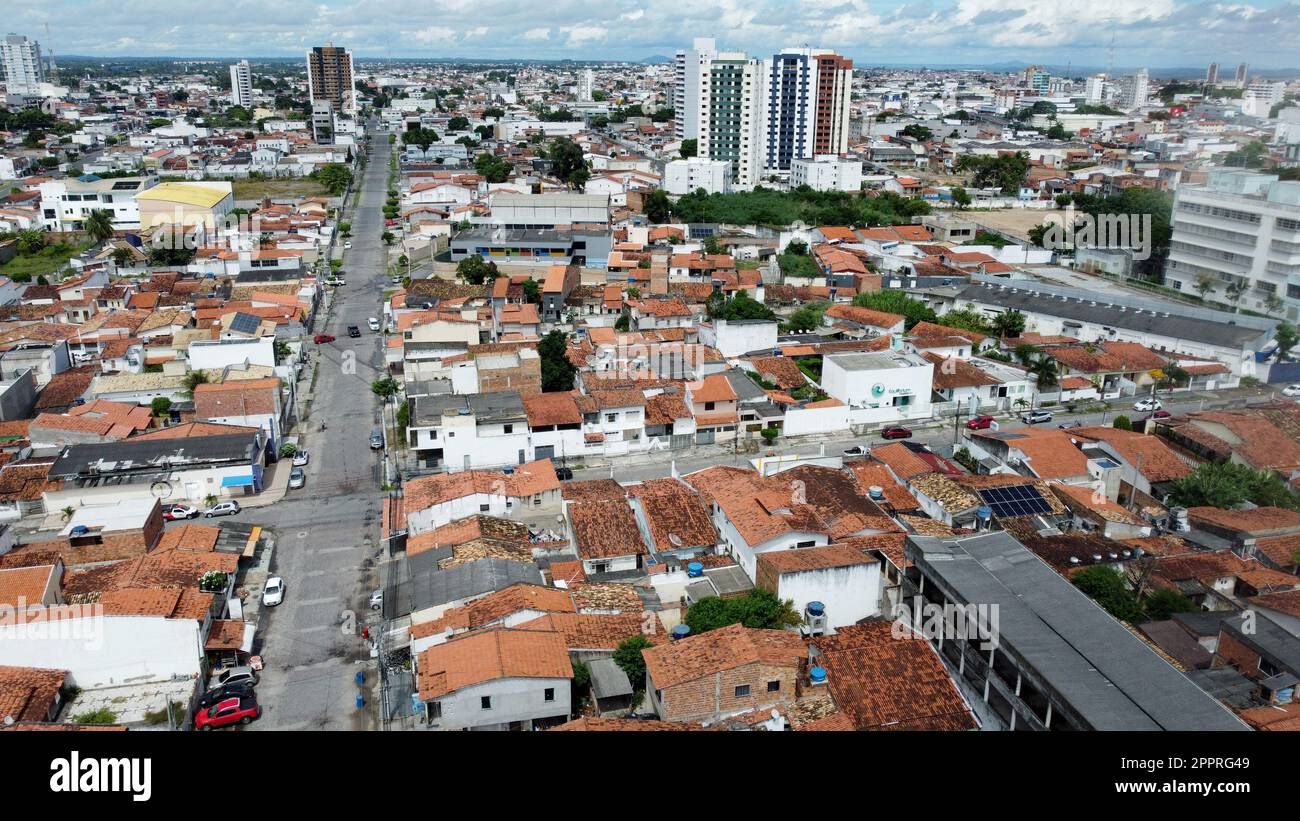 feira de santana, bahia, brazil - april 23, 2023: Aerial view of the ...