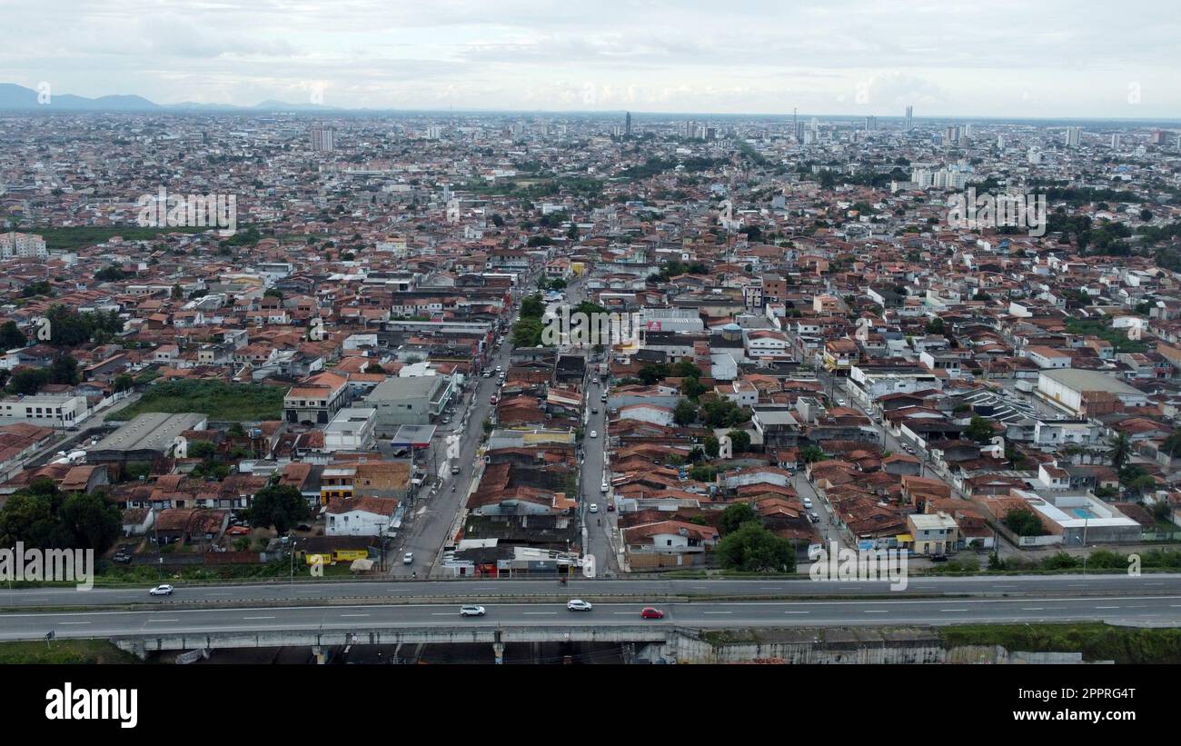 feira de santana, bahia, brazil - april 23, 2023: Aerial view of the ...