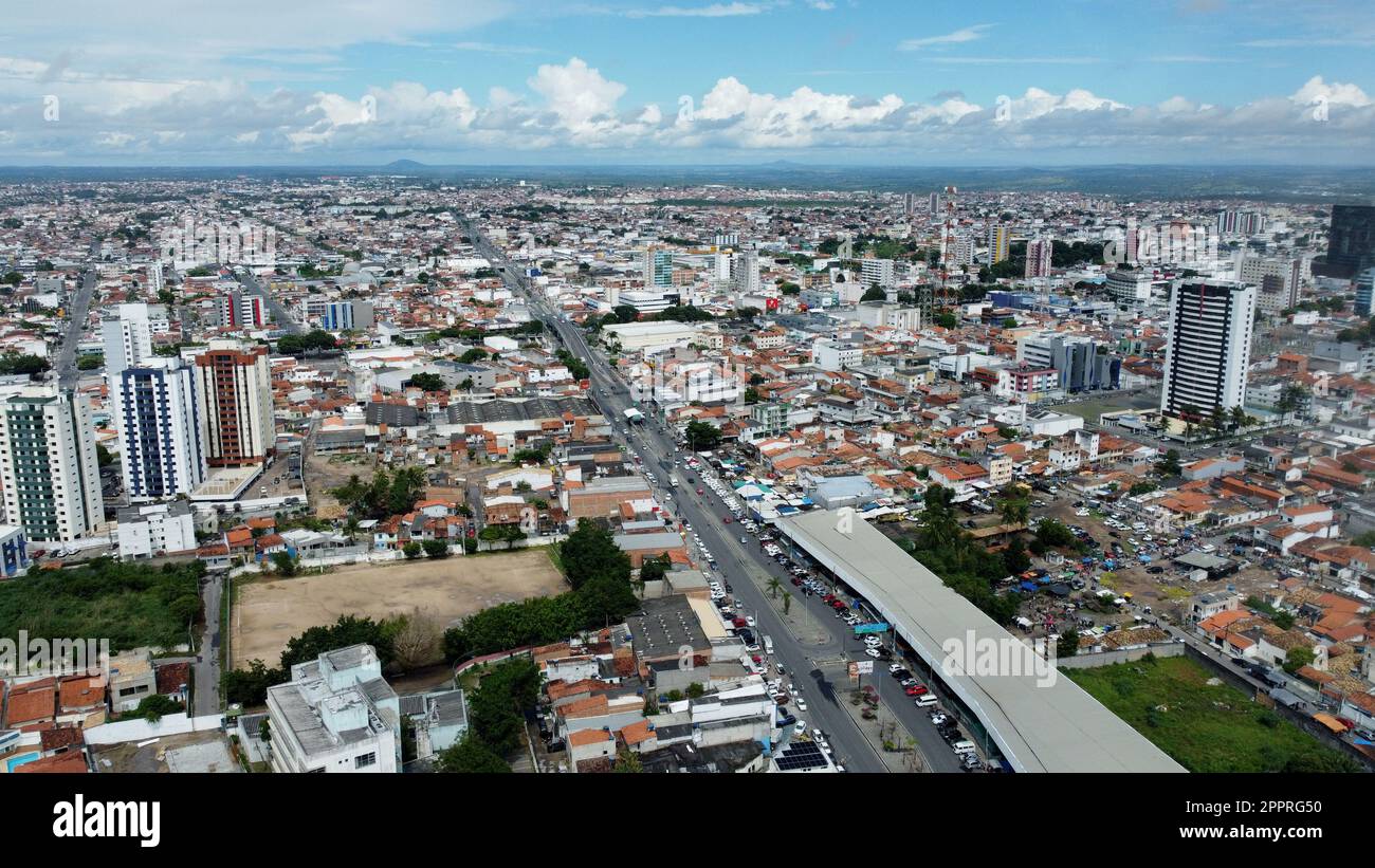 feira de santana, bahia, brazil - april 23, 2023: Aerial view of the ...