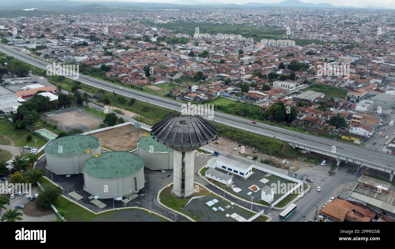 feira de santana, bahia, brazil - april 23, 2023: Aerial view of the ...