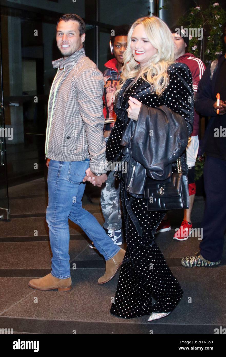 New York, NY, USA. 24th Apr, 2023. Brandon McLoughlin and Miranda ...