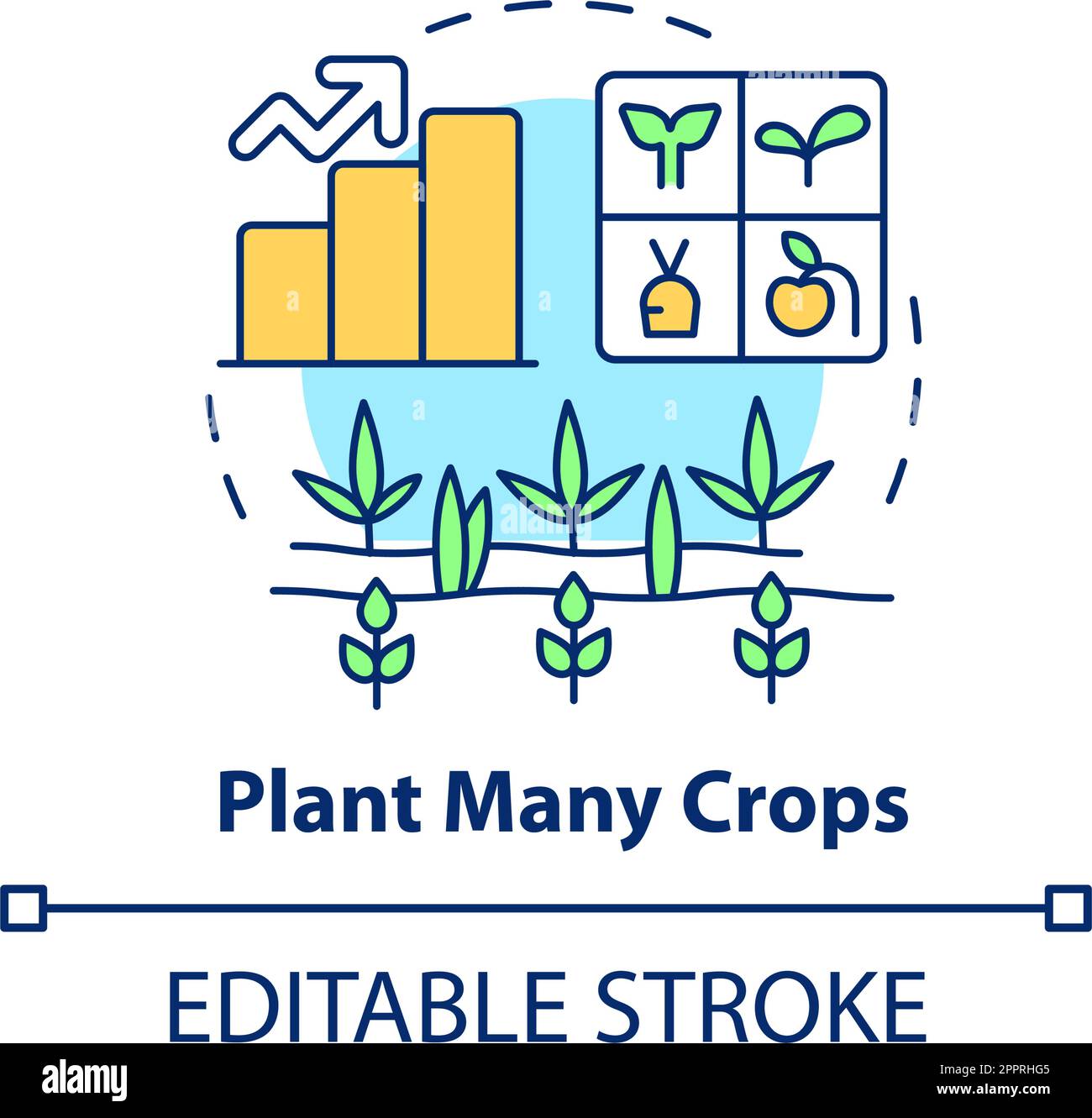 Crop rotation illustration hi-res stock photography and images - Alamy