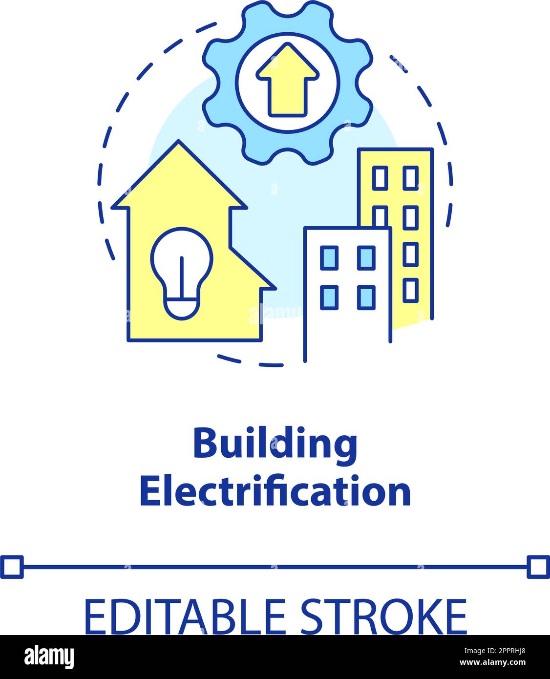 Net zero energy building Stock Vector Images - Alamy