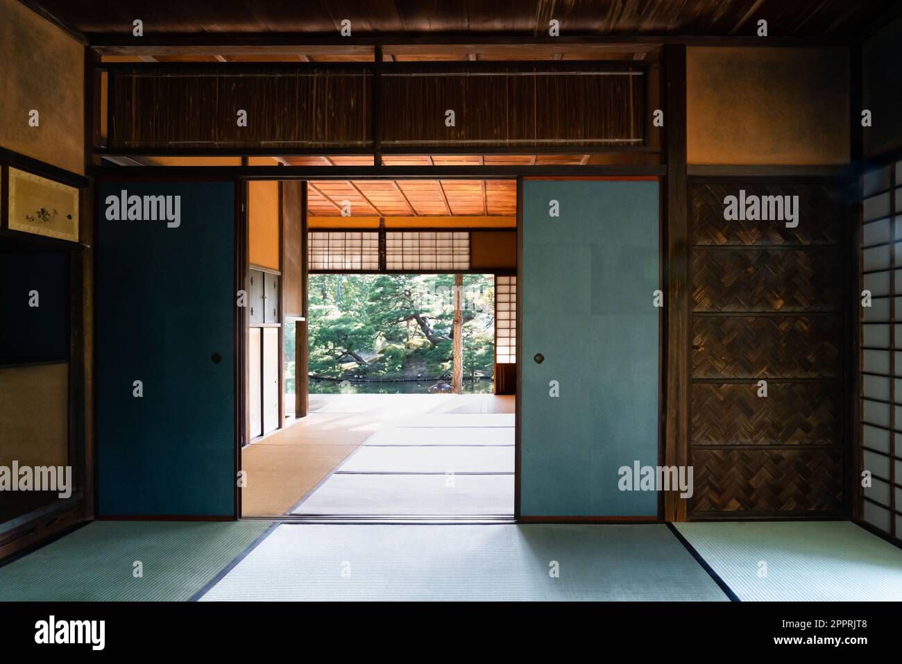 Katsura Imperial Villa built as a princely estate in the 17th century ...